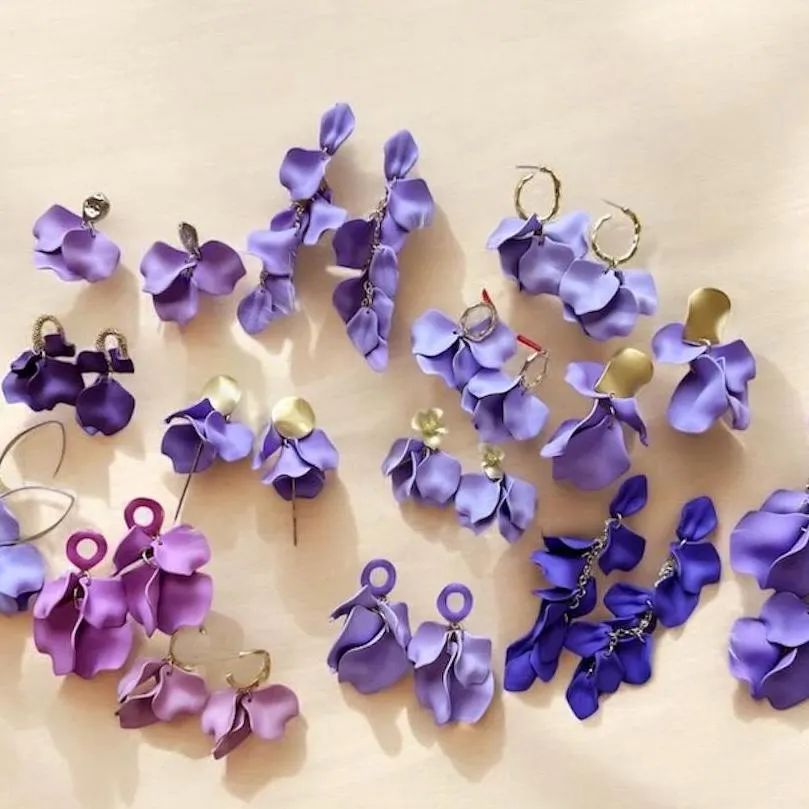 Flower earrings – TuttyKnitty